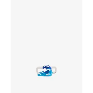 POUBEL La Mer Rhodium-plated Sterling-silver Charm - Blue