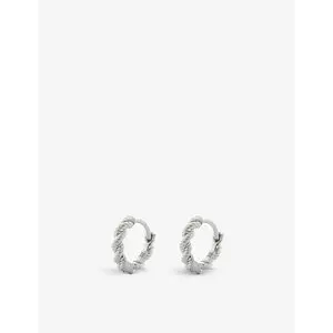 Monica Vinader Corda Sterling Single Huggie Earrings - Silver