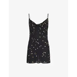 JADED LONDON Studded Woven Mini Dress