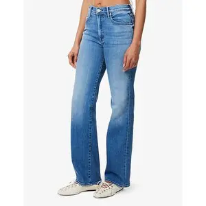 MOTHER The Kick It High-rise Straight-leg Jeans - Fan Favorite