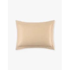 YVES DELORME Triomphe Oxford Cotton-sateen Pillow Case - Dune