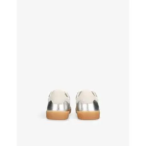 Hogan Metallic-leather Low-top Trainers