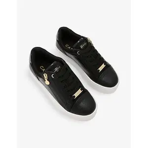 Carvela Faux-leather Low-top Trainers With Zip