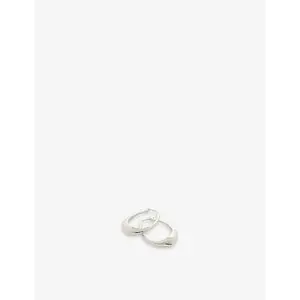 Monica Vinader Deia Medium Sterling- Hoop Earrings - Silver