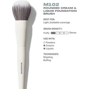 MORPHE M102 Rounded Cream & Liquid Foundation Brush