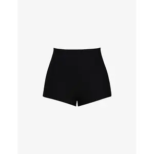 House Of Cb Stretch-jersey Slim Fit Shorts - Black