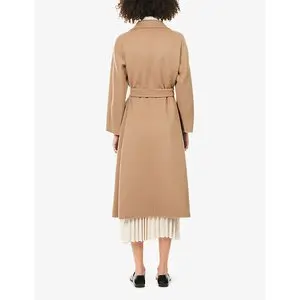 Max Mara Esturia Belted Wool Coat - Camel