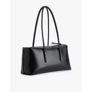 DEMELLIER Stockholm Leather Shoulder Bag - Black