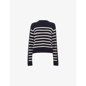 Whistles Striped Knitted Jumper