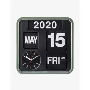 KARLSSON Mini Flip Mechanical Wall Clock 24.5cm Green