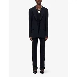 JOSEPH Comfort Cady Woven Jacket - Black