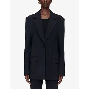 JOSEPH Comfort Cady Woven Jacket - Black