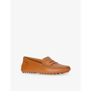 TOD'S Gommino Leather Driving Shoes - Tan