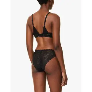 AUBADE Rosessence Underwired Stretch-lace Plunge Bra