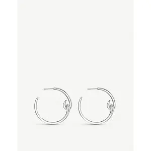 SHAUN LEANE Hook Hoop Earrings - Silver