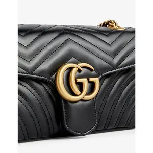 Gucci Marmont Quilted Leather Shoulder Bag