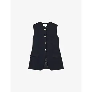 Reiss Button Detailed Vests For Women