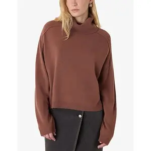 Whistles Cowl Neck Relaxed-fit Wool Jumper