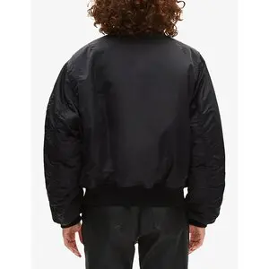 The Kooples Branded Shell Bomber Jacket
