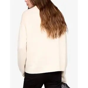 Zadig&Voltaire Heart Intarsia Cashmere Jumper - Eggshell