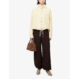 REFORMATION Zia Balloon-leg Georgette Trousers
