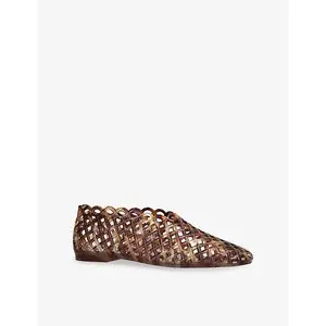 Steve Madden Grove 2 Woven Ballet Flats - Brown/oth