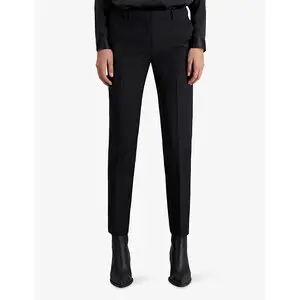 The Kooples Tailored Slim-fit Mid-rise Wool Trousers