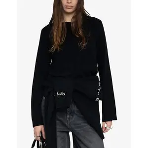 Zadig&Voltaire Cara Jumper With Metallic Elbow Patches