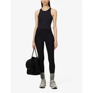 Vuori Mudra Stretch-jersey Top - Black