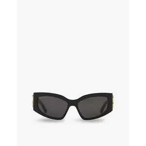 Balenciaga Bb0321s Cat Eye-frame Sunglasses - Black