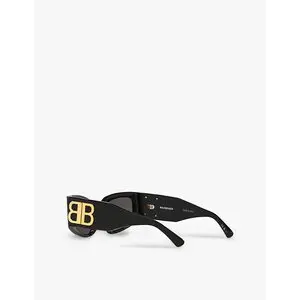 Balenciaga Bb0321s Cat Eye-frame Sunglasses - Black
