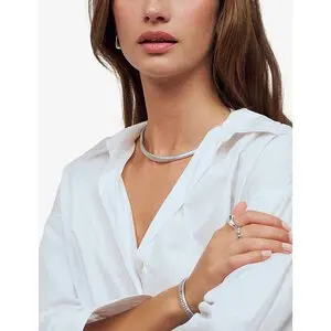 SIF JAKOBS Riva Rhodium-plated Sterling- Necklace