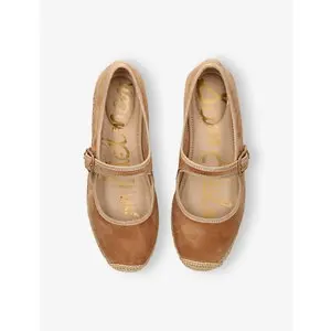 Sam Edelman Mackie Espadrille Sole Ballet Flats - Tan