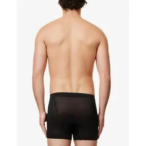 Zimmerli Classic Jersey Boxer Briefs - Black