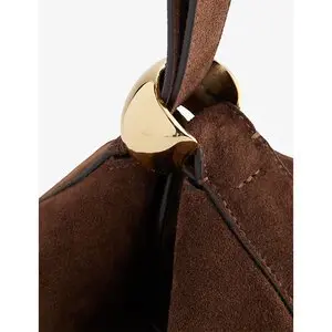 AMANU Zambia Suede Pouchette - Chocolate