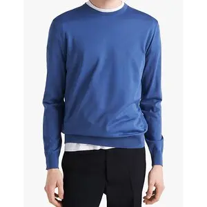 Prada Crewneck Regular-fit Wool Jumper