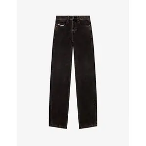 DIESEL® 001 D-macro Straight-leg Denim Jeans 8