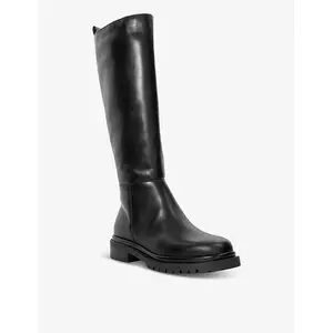 DUNE Tilings Knee-high Leather Boots
