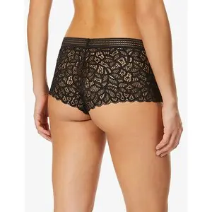 Wacoal Raffiné Mid-rise Lace Stretch-lace Briefs