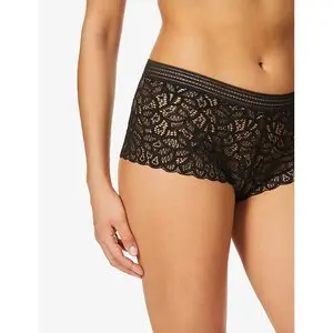 Wacoal Raffiné Mid-rise Lace Stretch-lace Briefs