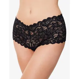 Hanro Moments Stretch-lace Maxi Briefs - Black