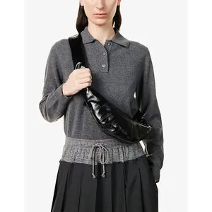 LEMAIRE Croissant Small Cotton-coated Bag - Black