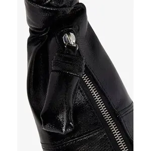 LEMAIRE Croissant Small Cotton-coated Bag - Black