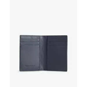 Bottega Veneta Flap Intrecciato Leather Card Case