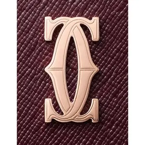Cartier C De Simple Leather Card Holder