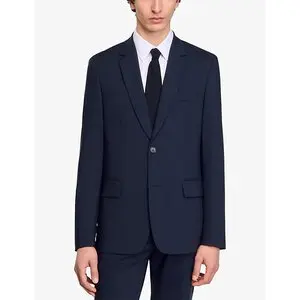 Sandro Regular-fit Single-breasted Wool Blazer