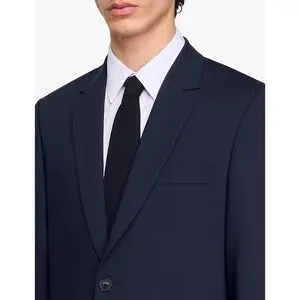Sandro Regular-fit Single-breasted Wool Blazer
