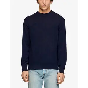 Sandro Long-sleeve Cashmere Jumper - Bleus