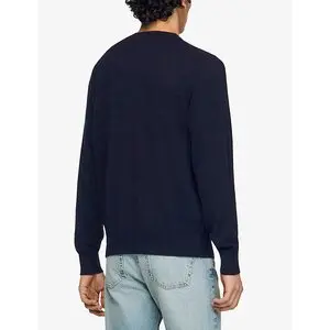 Sandro Long-sleeve Cashmere Jumper - Bleus