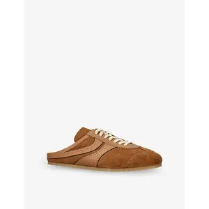 Dries Van Noten Dustin Suede Mules - Tan